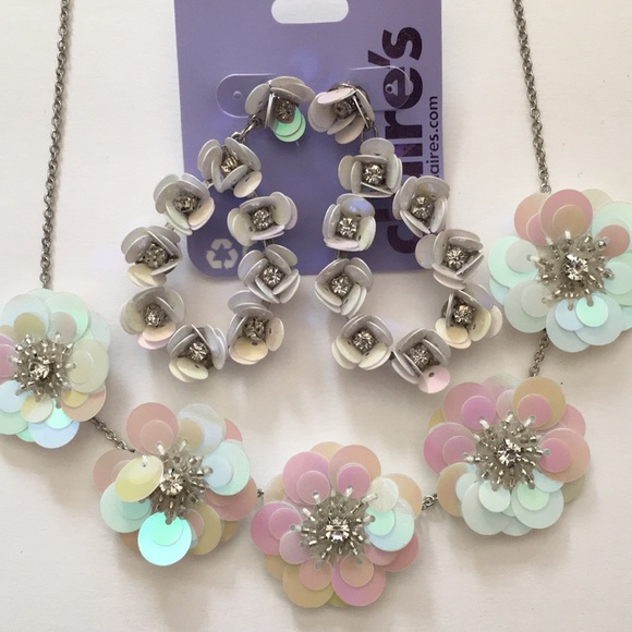 Claire's | Jewelry | Claires Necklace Earrings Set | Poshmark